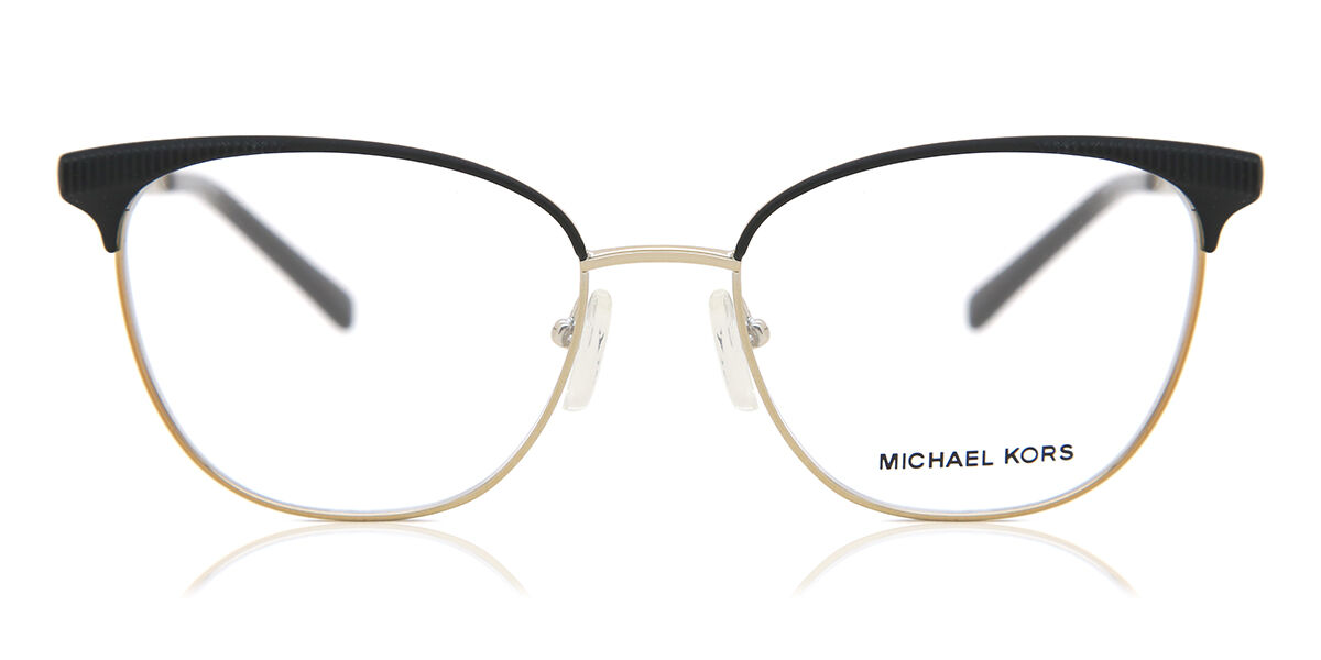 Michael Kors MK3018 NAO 1195 Eyeglasses in Black Gold | SmartBuyGlasses USA