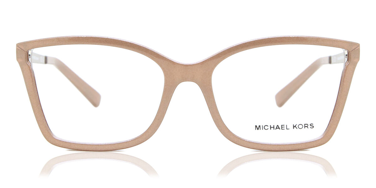 Michael Kors MK4058 CARACAS 3919 Eyeglasses in Pearly Pink Camel ...