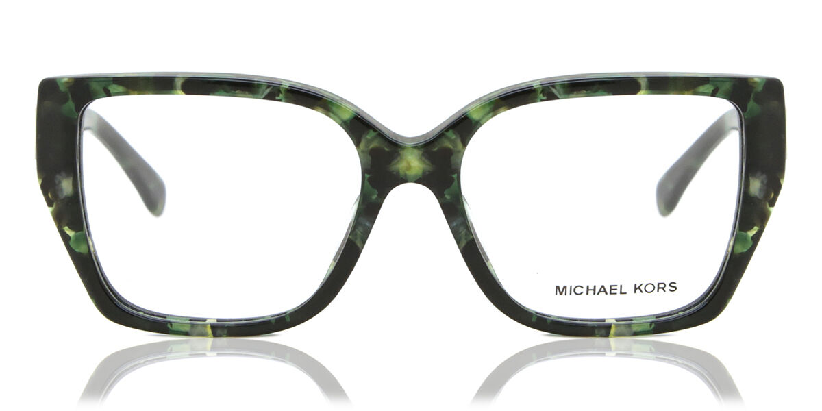 Michael Kors MK4115U CASTELLO 3953 Glasses Green Amazon Tortoise ...
