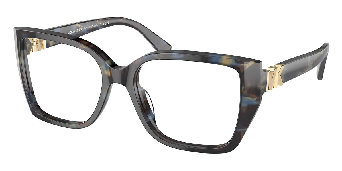 Michael Kors MK4115U CASTELLO 3952 Glasses Blue Tortoise | VisionDirect ...