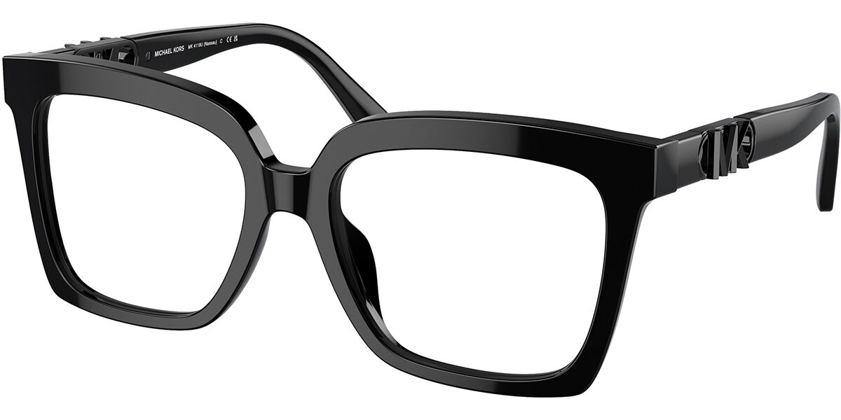 Michael Kors MK4119U NASSAU 3005 Glasses Black | VisionDirect Australia