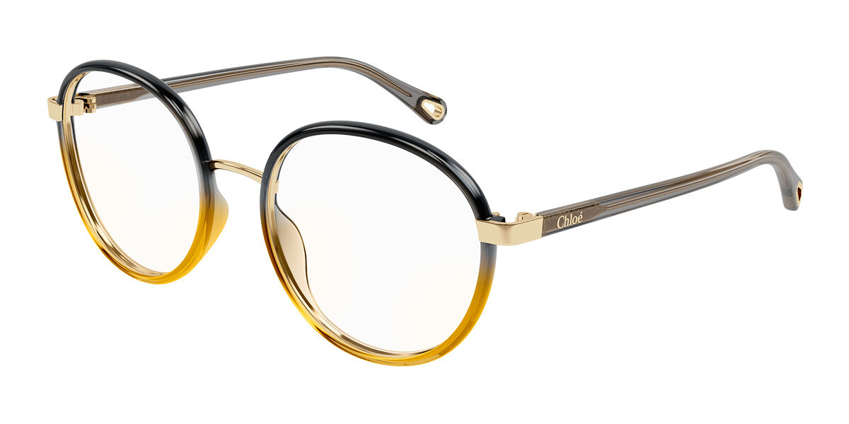 CH0033O 007 Glasses Transparent Gradient Black Yellow | VisionDirect ...