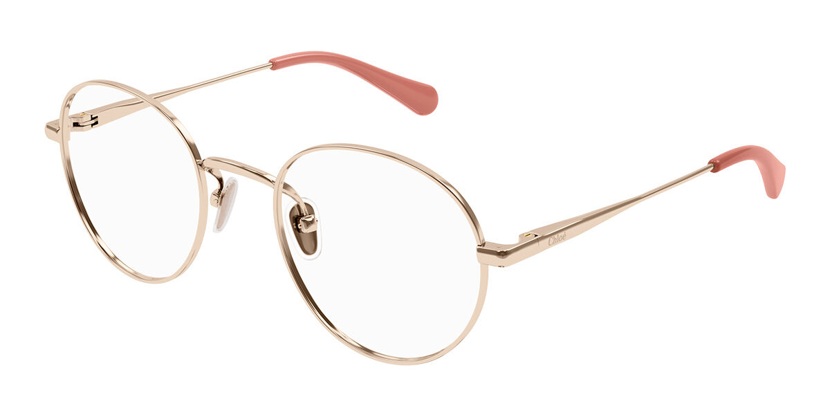 Chloé CC0024O Kids 002 Eyeglasses in Gold | SmartBuyGlasses USA