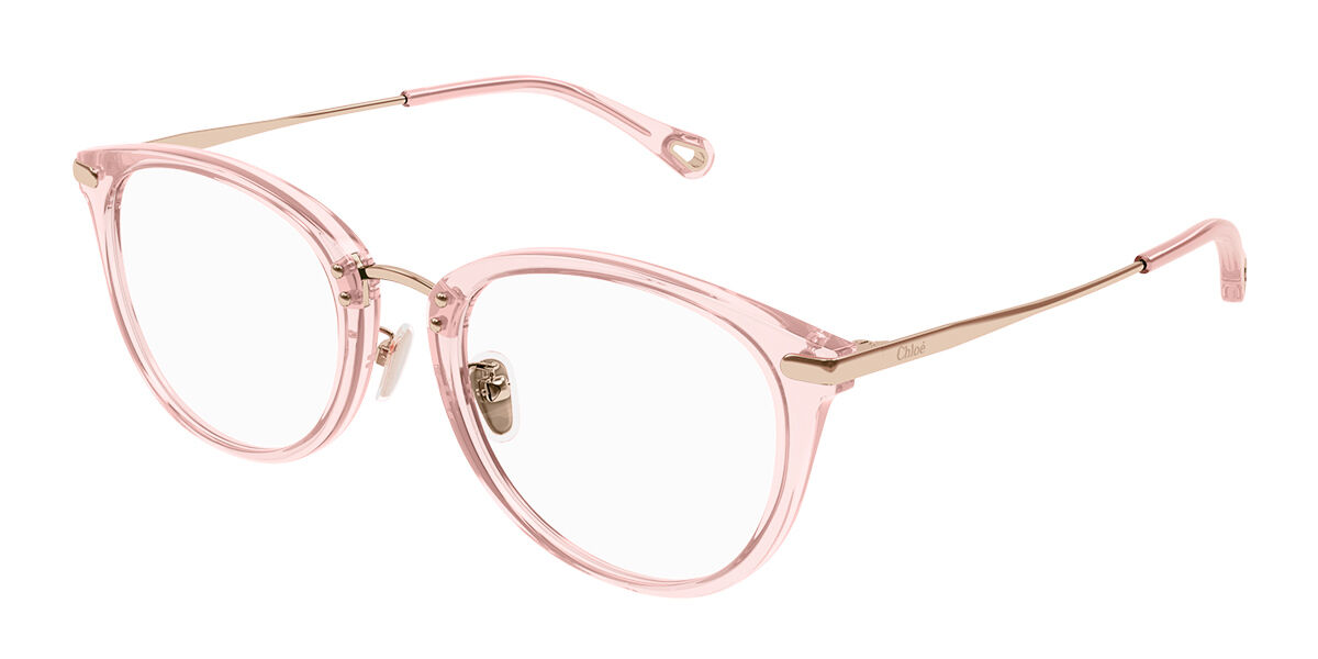 Chloé CH0248OA Asian Fit 002 Eyeglasses in Transparent Pink ...
