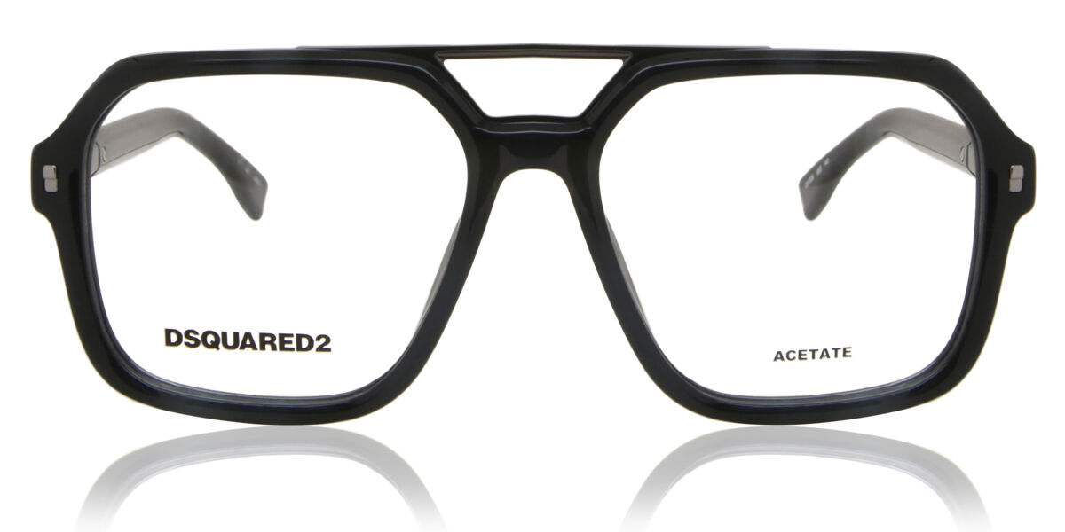 Dsquared2 D2 0035 ANS Pilot Black Eyeglasses | SmartBuyGlasses UK