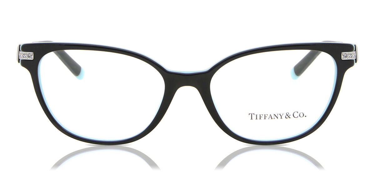 TF2223B 8055 Eyeglasses in Black on Tiffany Blue | SmartBuyGlasses USA