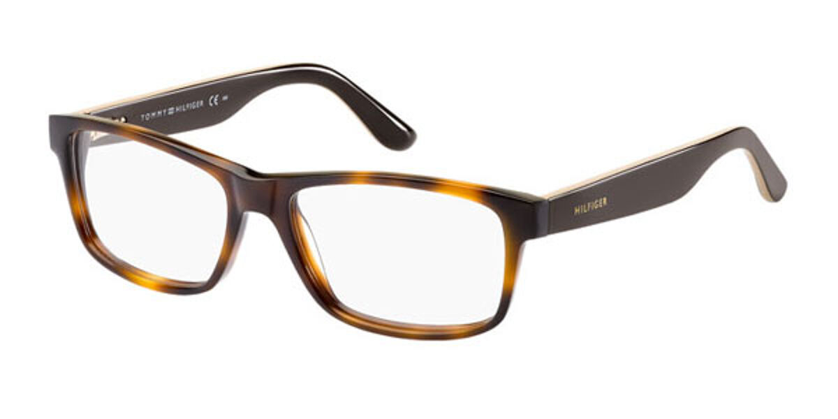 Tommy Hilfiger TH 1244 9N4 Eyeglasses in Havana Brown | SmartBuyGlasses USA