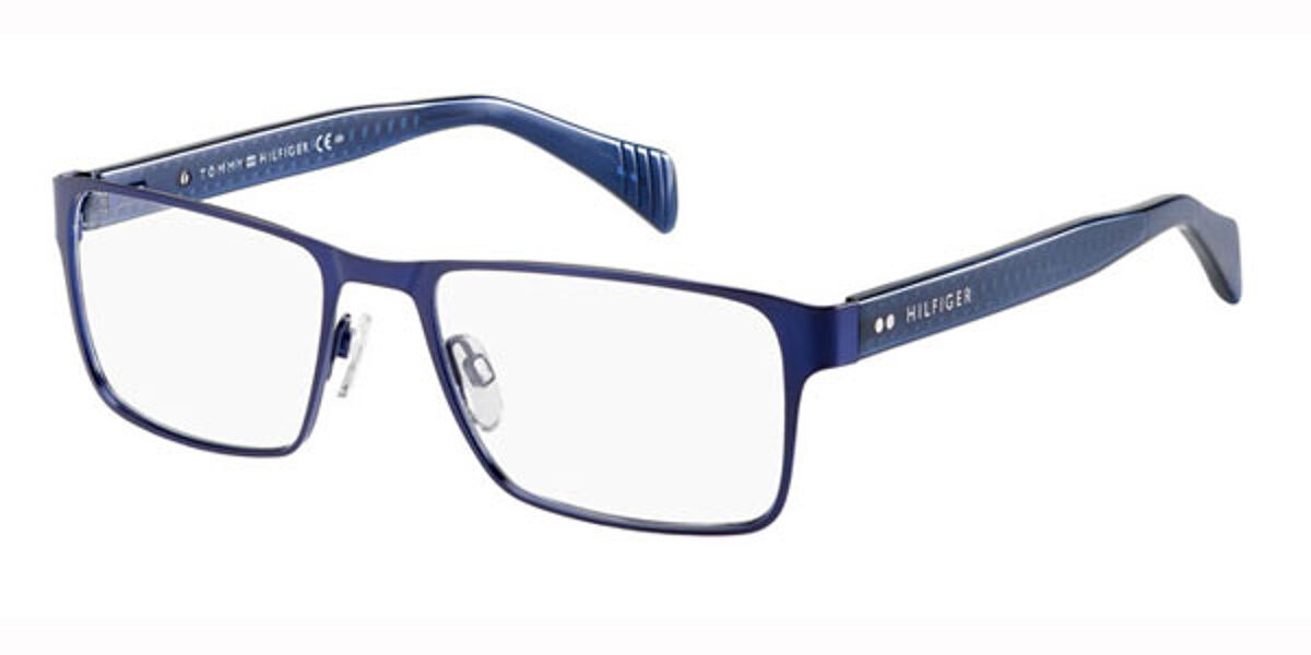 Tommy Hilfiger TH 1256 4KO Glasses Matte Blue Dark Blue | VisionDirect ...