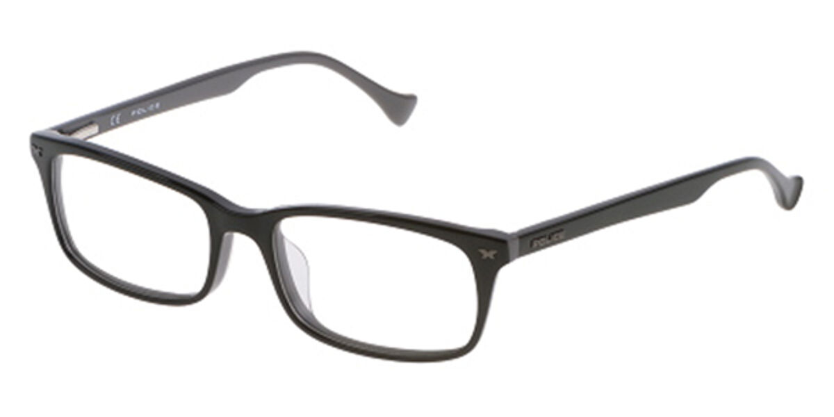 Police VPL057 REEF 5 01AL Eyeglasses in Black | SmartBuyGlasses USA