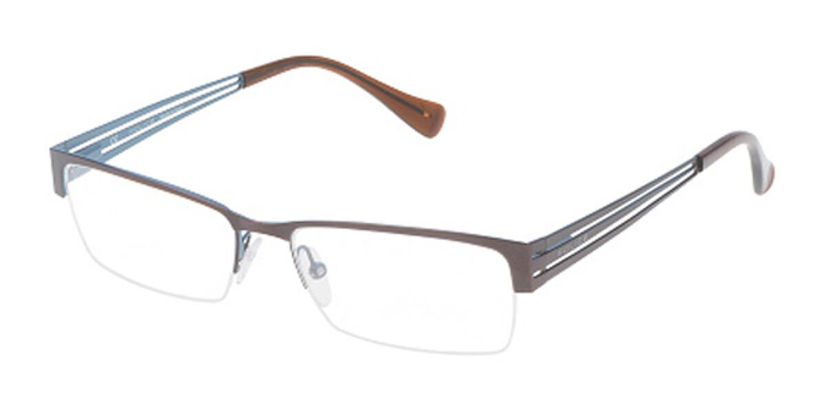 Police VPL137N 0488 Eyeglasses in Grey | SmartBuyGlasses USA