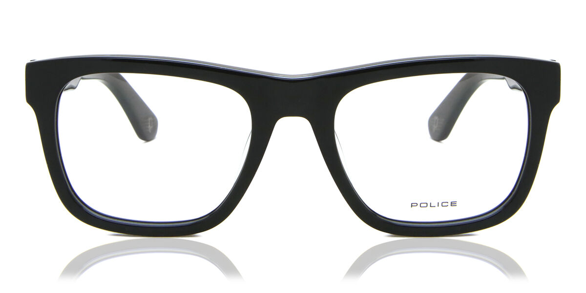 Police Vple37n Origins Bullet 1 0700 Glasses Shiny Black Visiondirect Australia