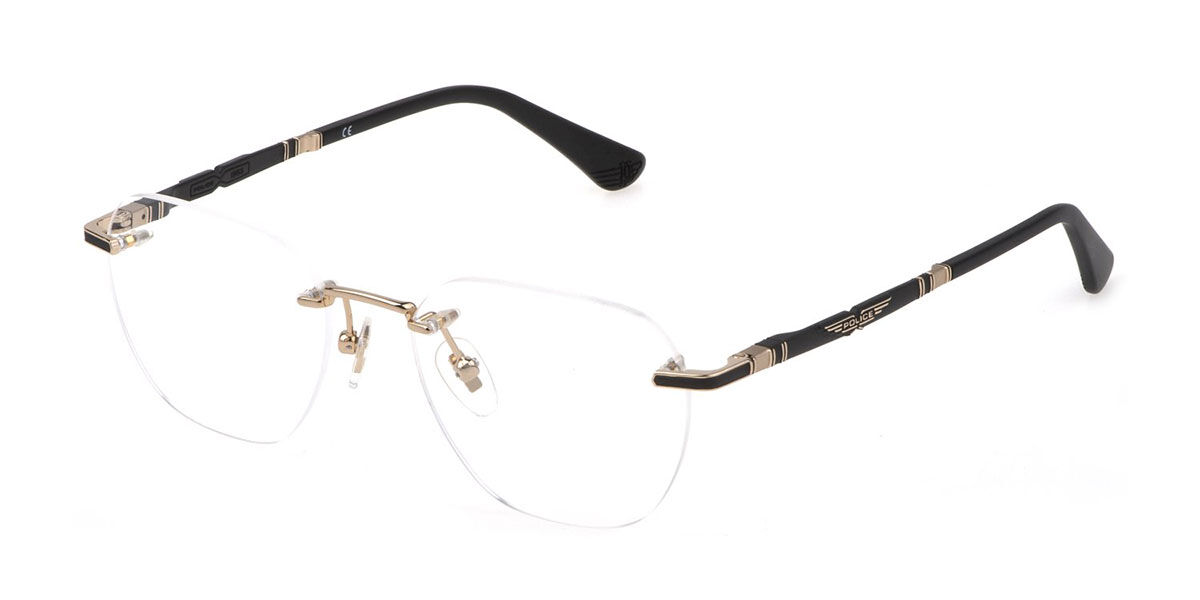 Police Vplf83 Origins Nineties 7 0302 Eyeglasses In Rose Gold Smartbuyglasses Usa