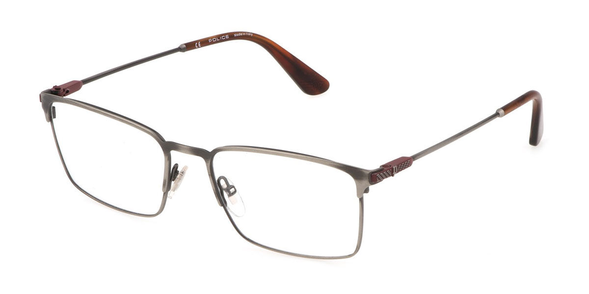 Police VPLF78N OCTANE 3 08F8 Glasses Grey Horn | VisionDirect Australia