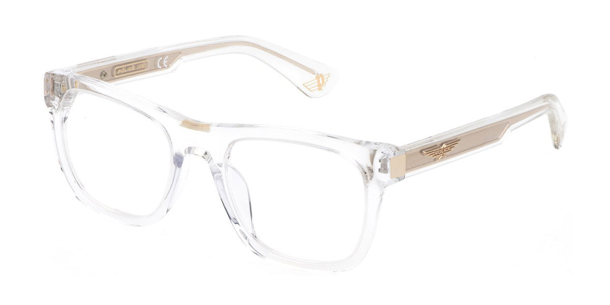 Police VPLE37N ORIGINS BULLET 1 0880 Eyeglasses in Clear ...