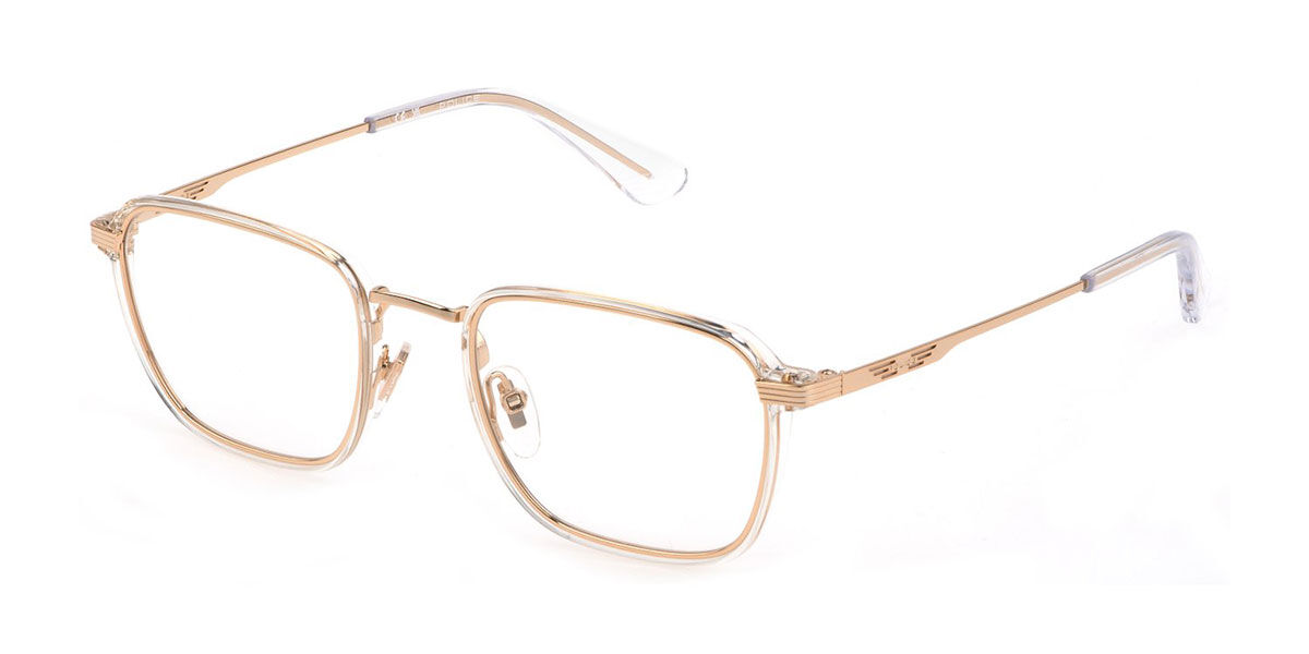 Police VPLG76 CODE 6 300Y Glasses Rose Gold | VisionDirect Australia