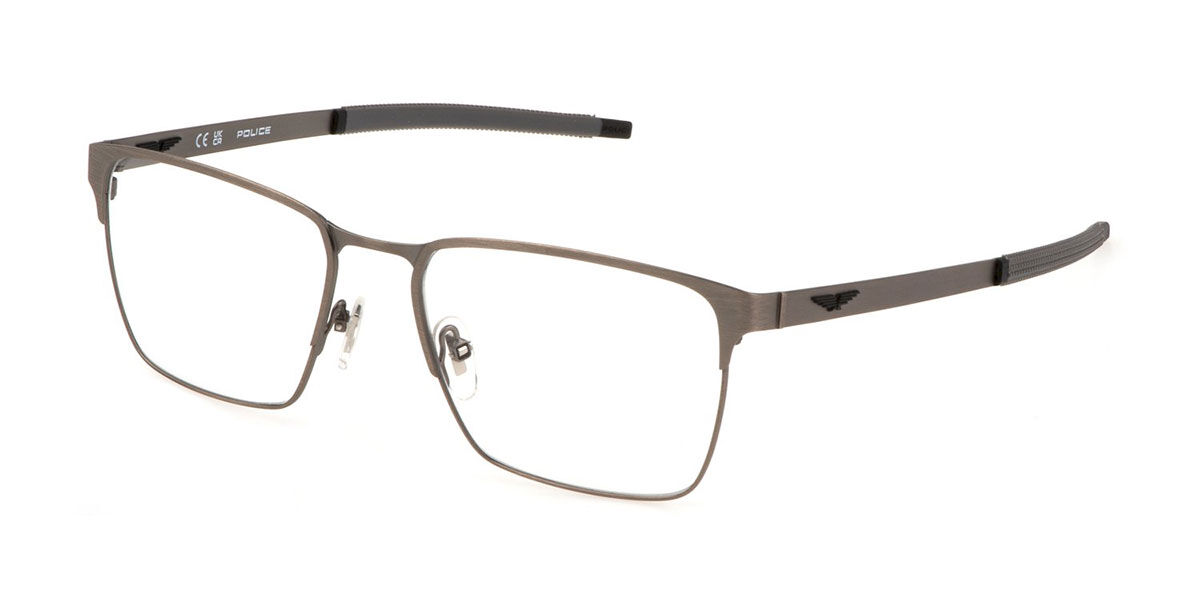 Police VPLG79 SOLSTICE 3 0I47 Eyeglasses in Brushed Gunmetal ...