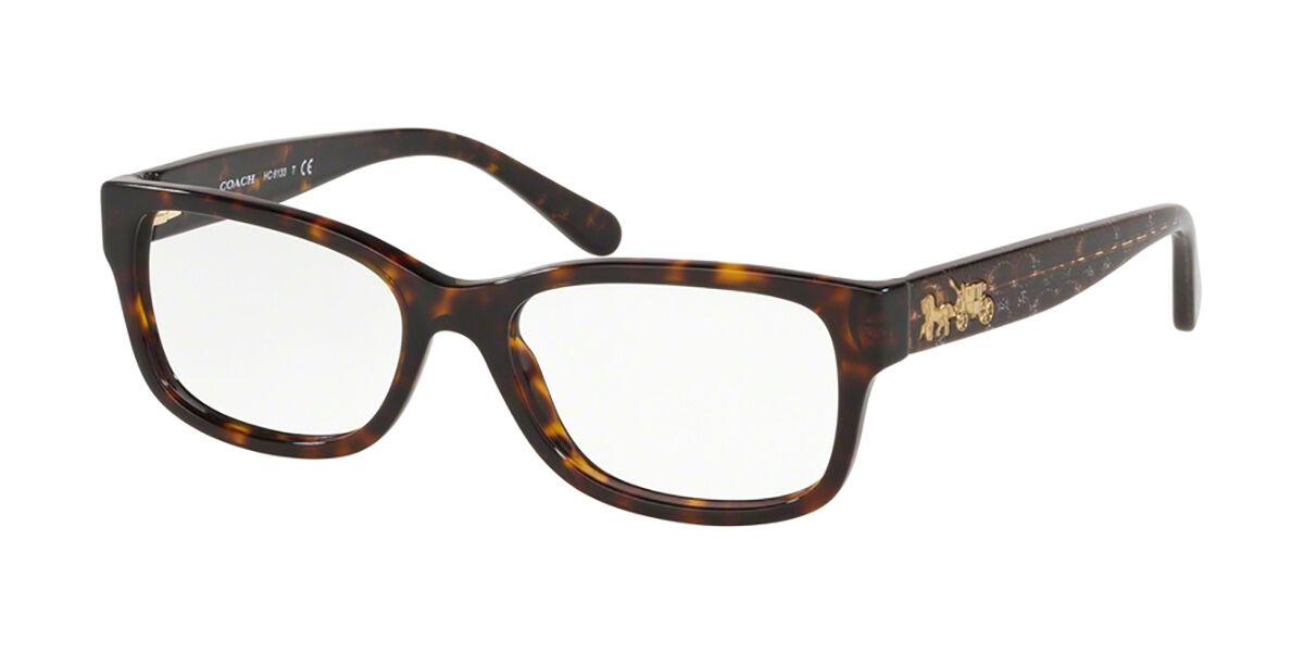 Coach HC6133 5120 Glasses Dark Tortoise | VisionDirect Australia
