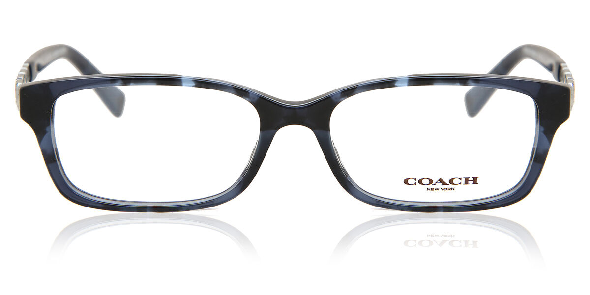 Coach HC6148 5593 Square Dark Blue Tortoise Eyeglasses | SmartBuyGlasses US