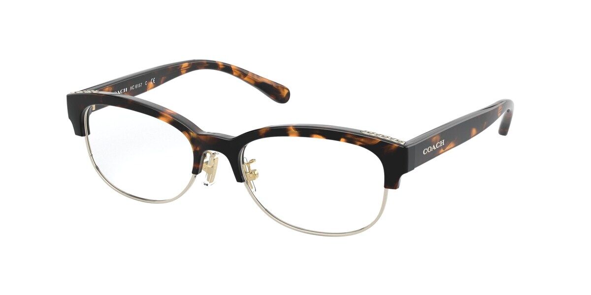 Coach HC6157 5120 Eyeglasses in Dark Tortoise Gold | SmartBuyGlasses USA