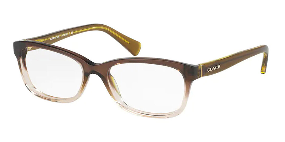 Coach HC6089 5400 Eyeglasses in Transparent Brown | SmartBuyGlasses USA
