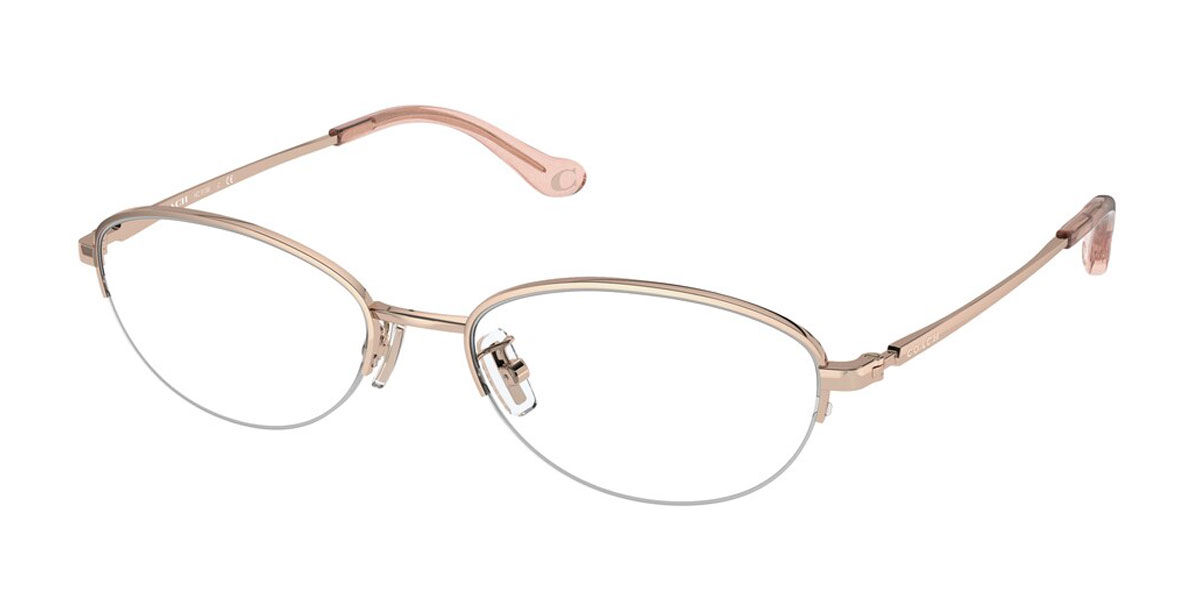 Coach HC5136 9331 Glasses Shiny Rose Gold | VisionDirect Australia