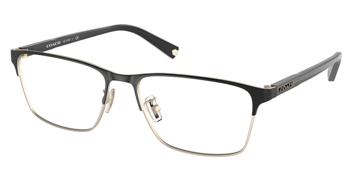 Coach HC5139 9346 Eyeglasses in Black Gold | SmartBuyGlasses USA