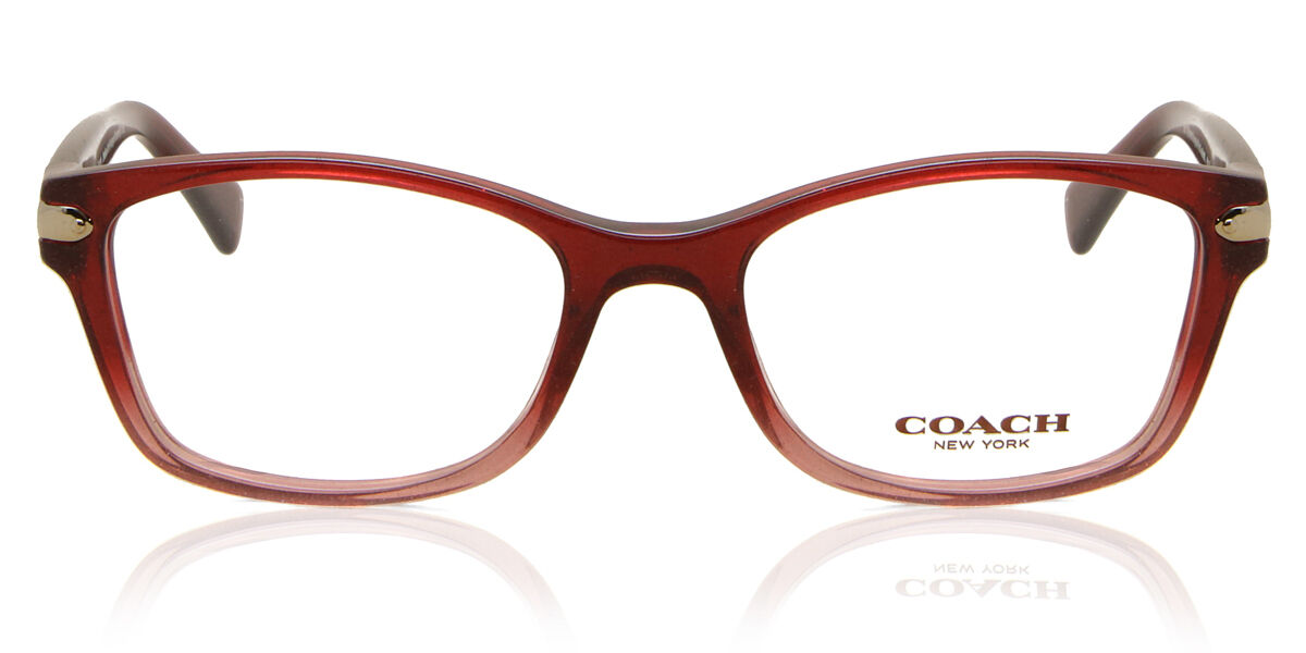 Coach HC6065 5551 Eyeglasses in Transparent Gradient Burgundy ...