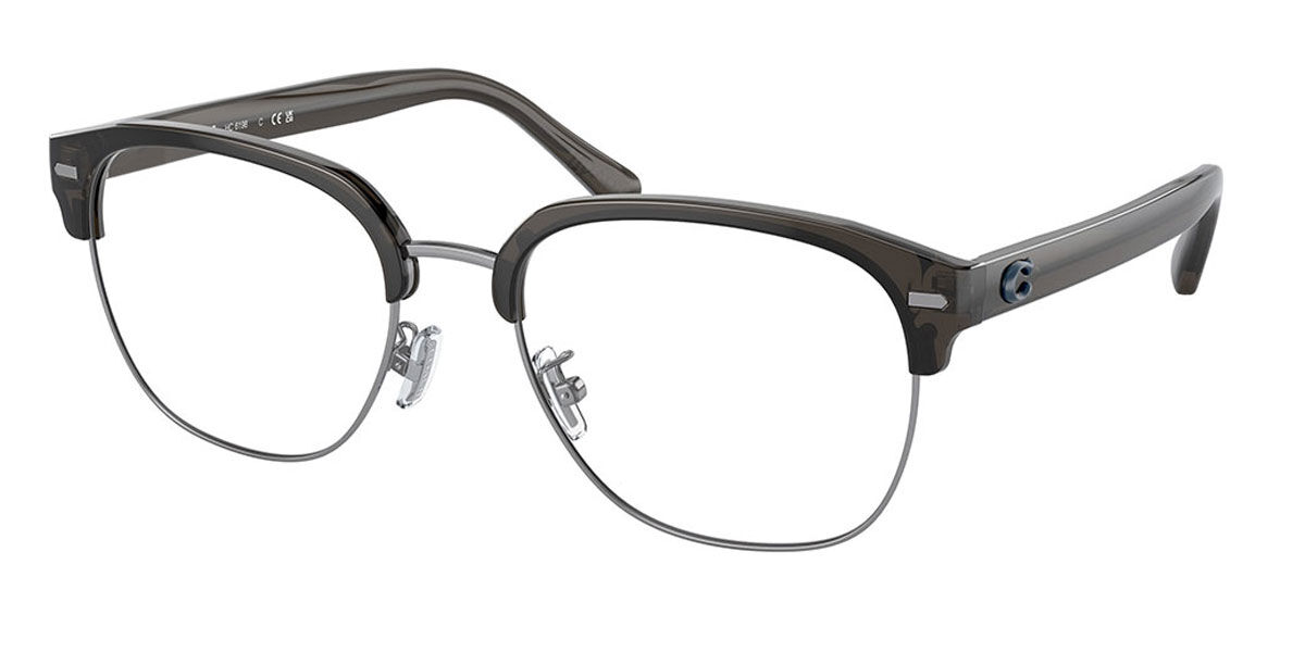 Coach HC6198 5706 Eyeglasses in Transparent Grey | SmartBuyGlasses USA
