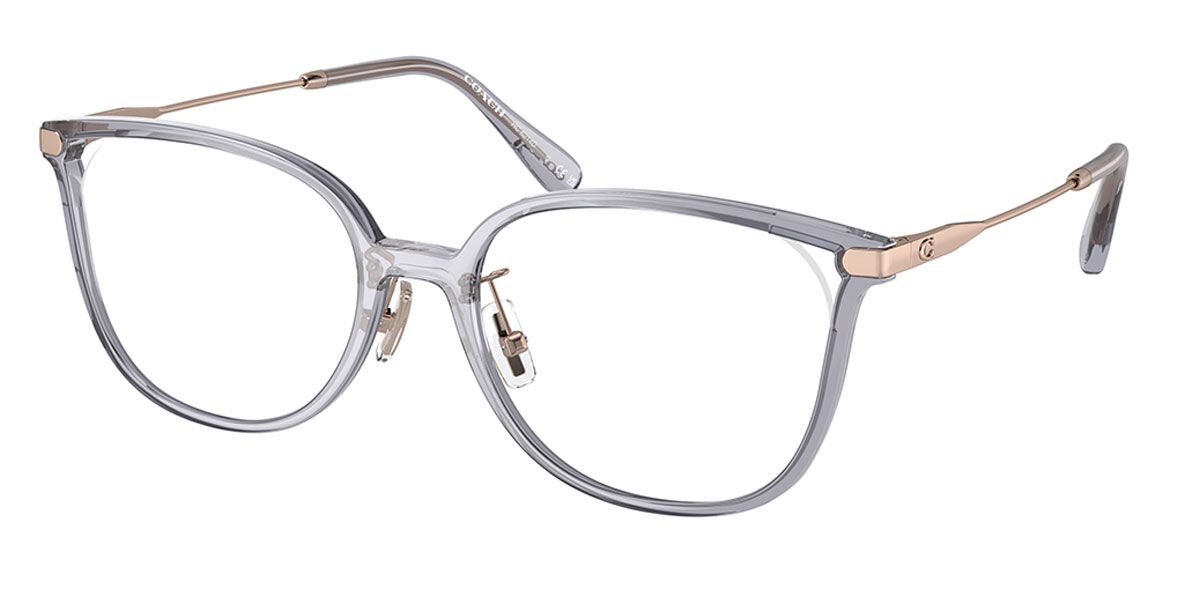 Coach HC6214D Asian Fit 5568 Eyeglasses in Transparent Lilac Purple ...