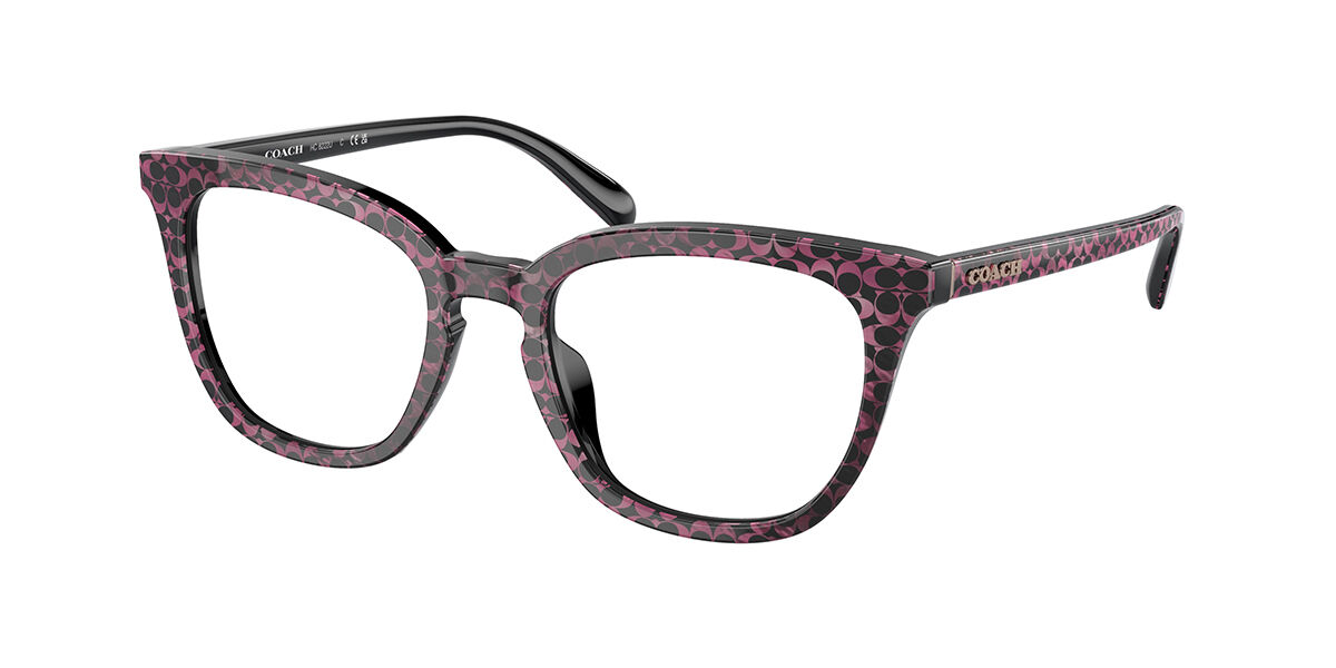 Coach HC6222U 5783 Eyeglasses in Pattern Pearly Ruby Signature C Black ...