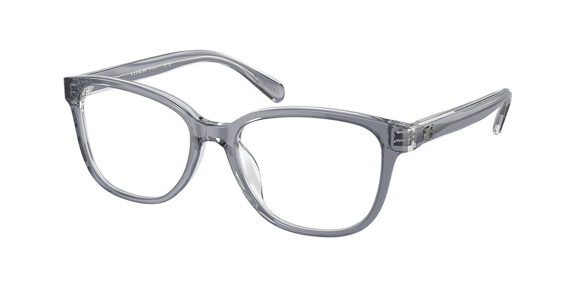 Coach HC6224U 5780 Glasses Transparent Dark Grey on Light Grey ...