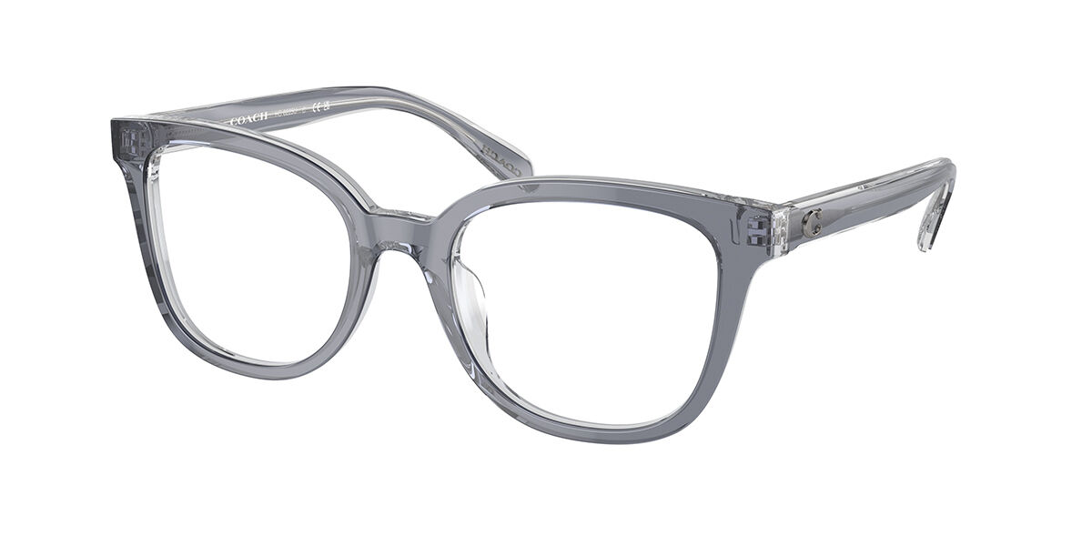 Coach HC6225U 5780 Glasses Transparent Dark Grey on Light Grey ...