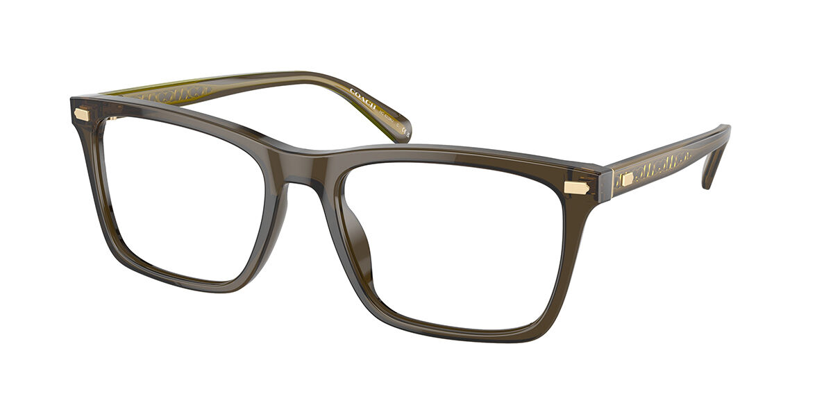 Coach HC6238U 5818 Eyeglasses in Transparent Olive Green ...