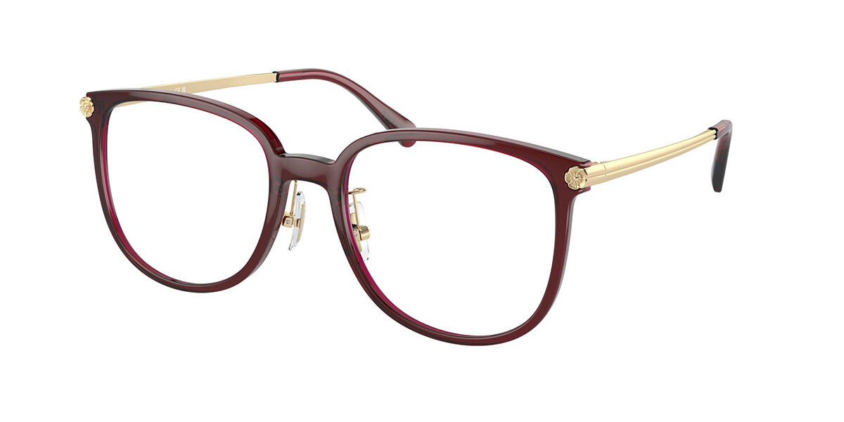 Coach HC6241D Asian Fit 5824 Eyeglasses in Transparent Burgundy ...