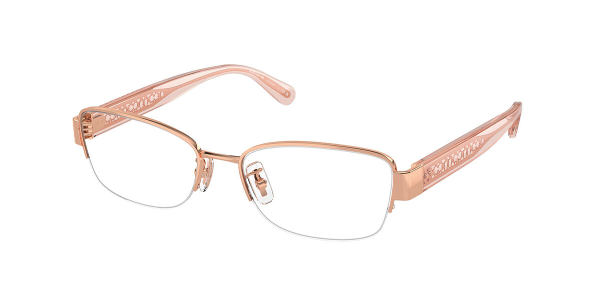 Coach HC5168 9331 Glasses Polished Rose Gold | VisionDirect Australia