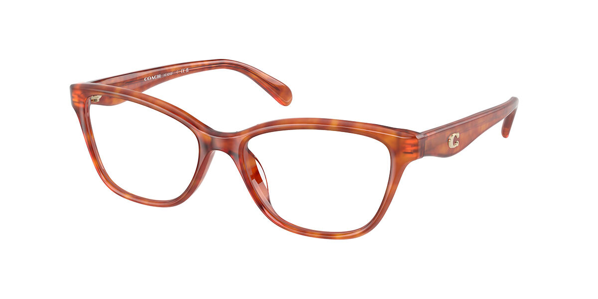 Coach HC6243F Asian Fit 5774 Eyeglasses in Caramel Tortoise ...