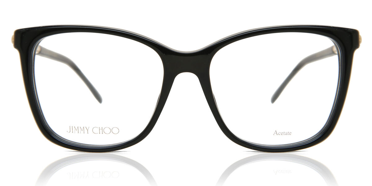 Jimmy Choo JC294/G 807 Square Black Eyeglasses | SmartBuyGlasses US