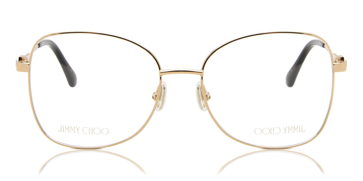 Jimmy Choo JC347 000 Cat Eye Gold Eyeglasses | Vision Direct Australia