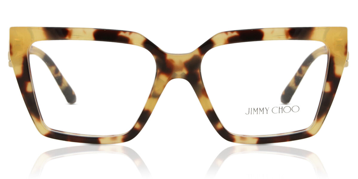 Anteojos Recetados Jimmy Choo JC3017U 5004 Yellow Tortoise ...