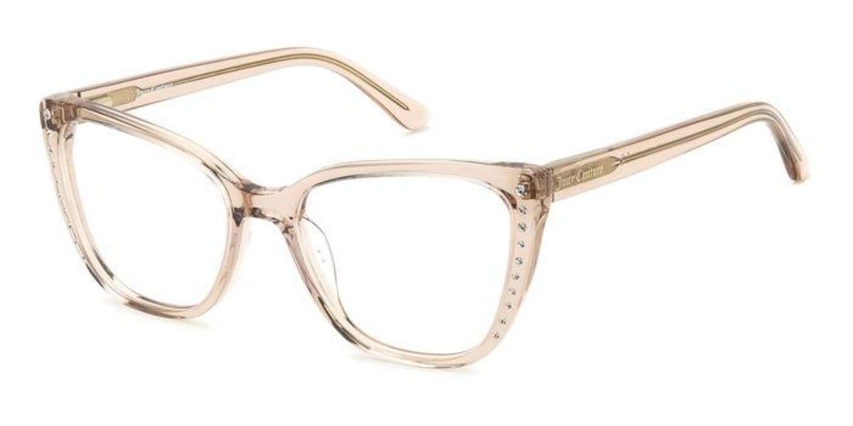Juicy Couture JU 256 2T3 Cat Eye Transparent Beige Brown lunettes ...