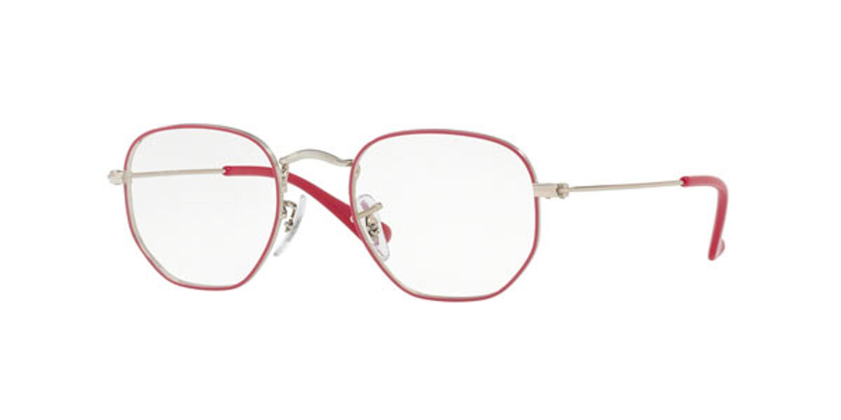 Ray-Ban Kids RY9541V 4062 Glasses Silver Top Fuschia Pink ...