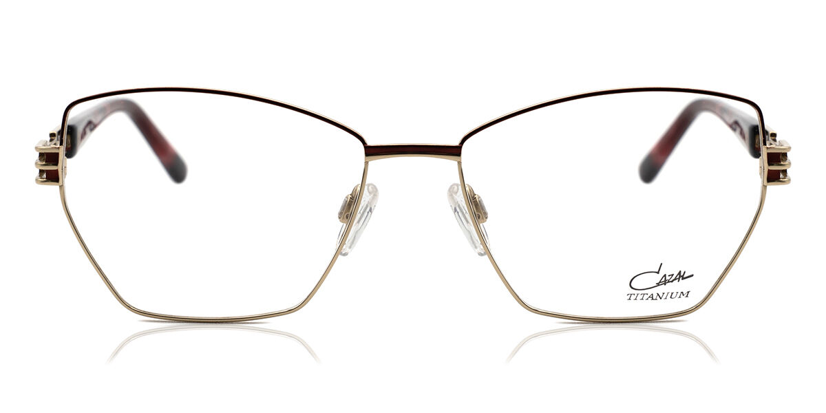 Cazal 4299 002 Eyeglasses in Burgundy Red Gold | SmartBuyGlasses USA