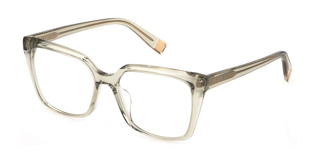 Furla VFU641V 03GE Glasses Transparent Green | VisionDirect Australia