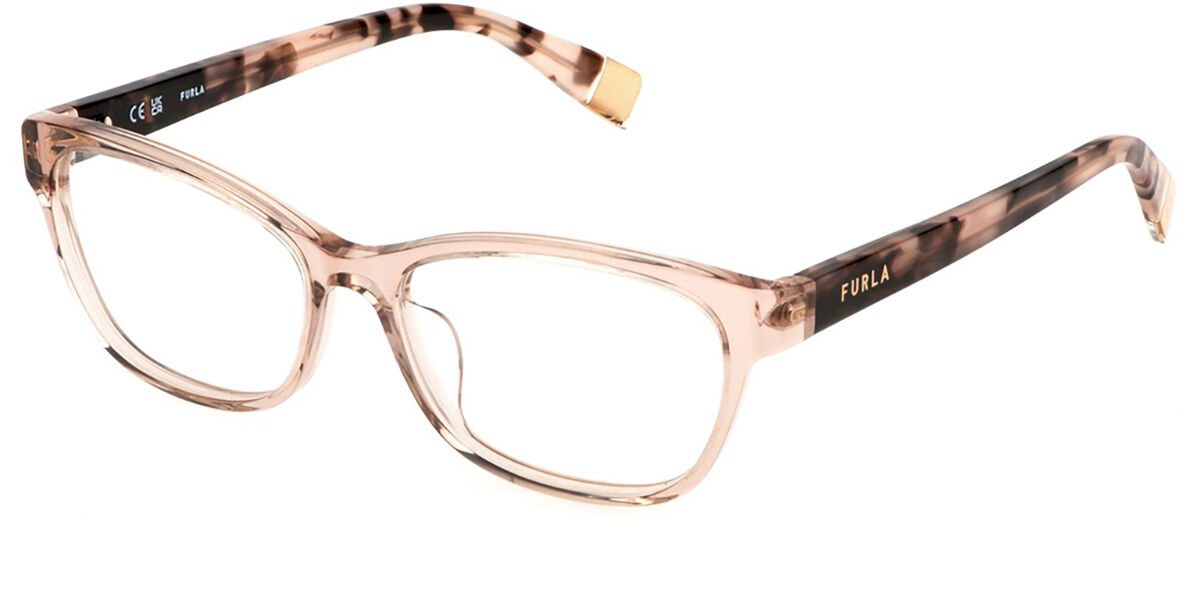 Furla VFU670 0913 Eyeglasses in Glossy Transparent Beige ...