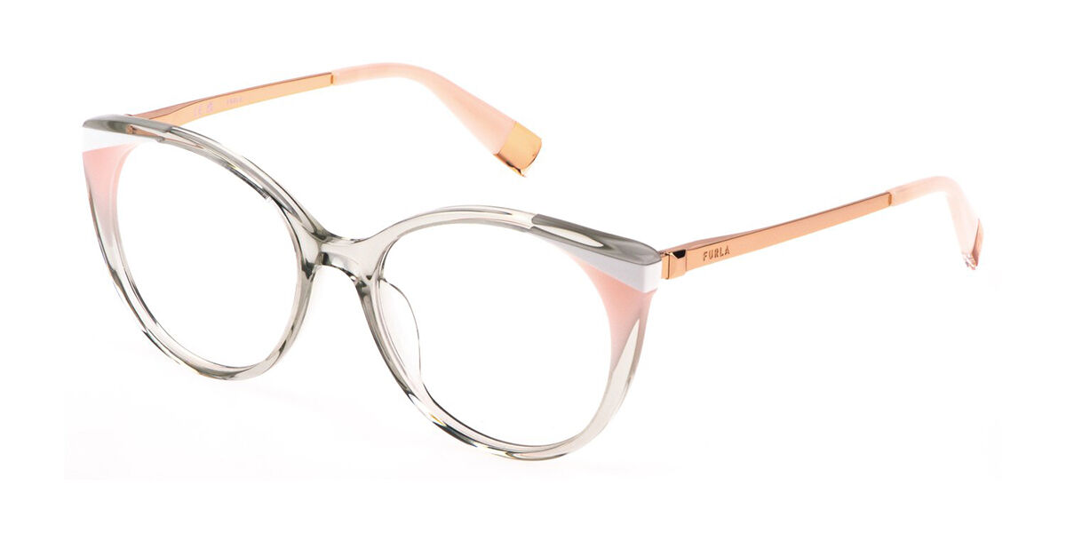 Furla VFU722V 09RM Eyeglasses in Transparent Grey Green ...