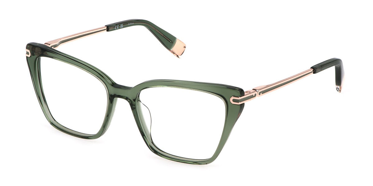 Furla VFU724 02GN Eyeglasses in Transparent Dark Green ...