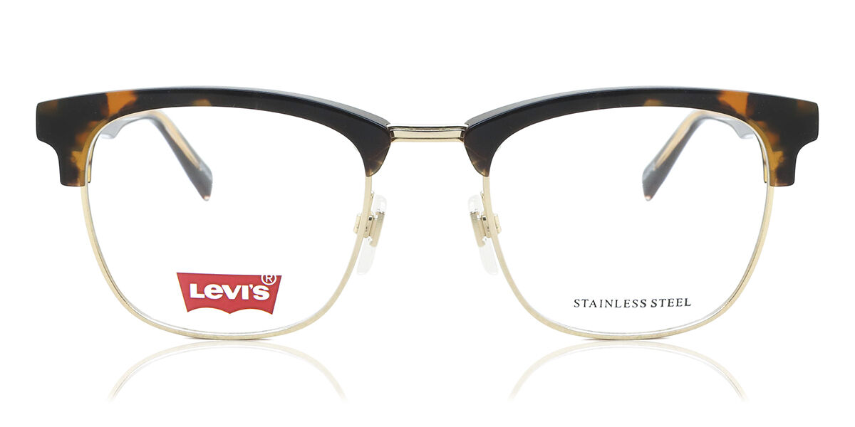Levi's LV 5003 086 Eyeglasses in Dark Tortoise | SmartBuyGlasses USA