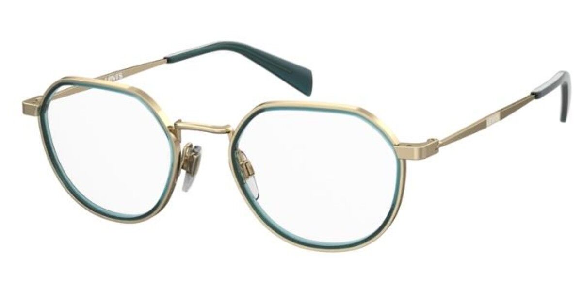 Levi's LV 1069 PEF Glasses Green/Gold | VisionDirect Australia