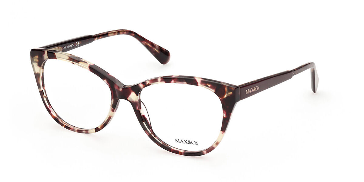 Max & Co. MO5003 055 Eyeglasses in Colorful Havana | SmartBuyGlasses USA