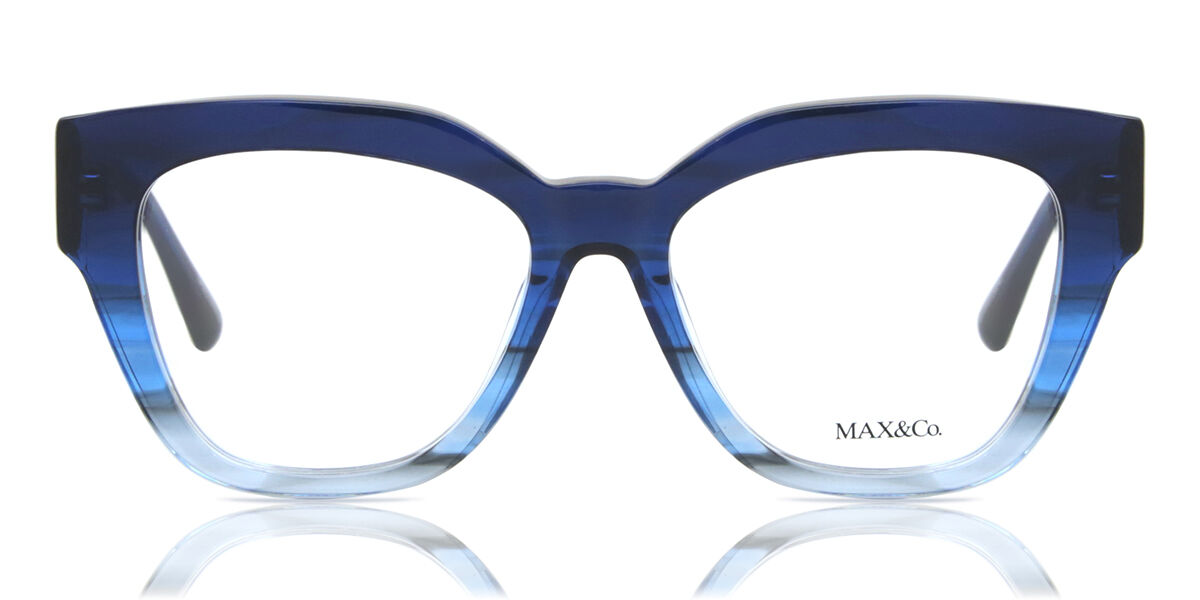 Max & Co. MO5074 092 Eyeglasses in Transparent Faded Blue ...